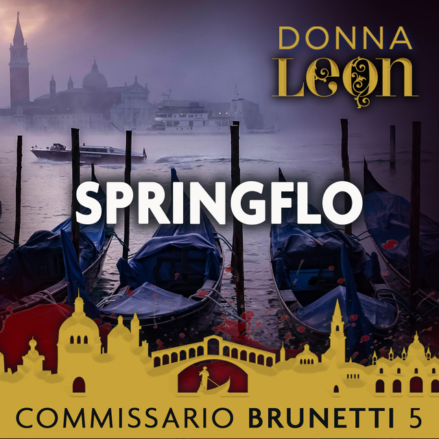 Springflo av Donna Leon (Nedlastbar lydbok) | Krimklubben